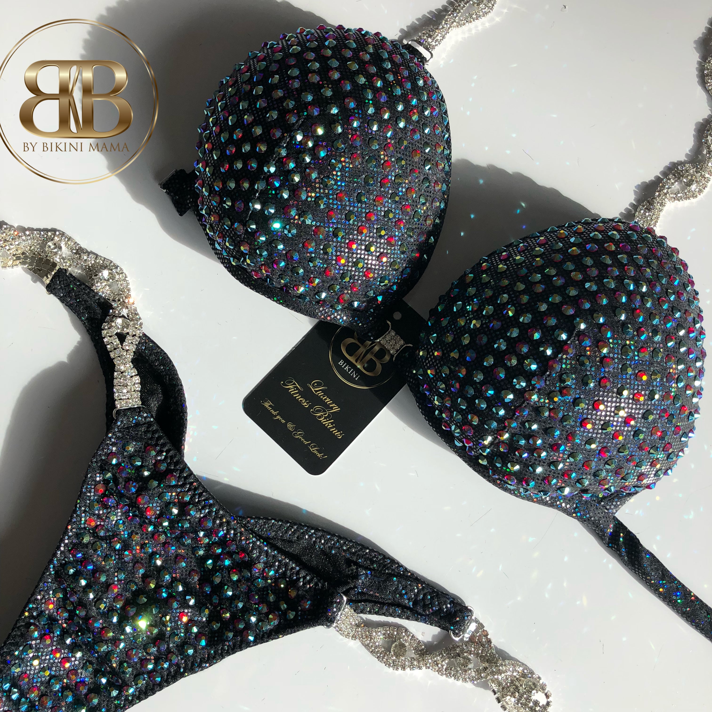 (Nicky) NPC Style Black Dazzle Competition Bikini – Bikini Mama Store ...