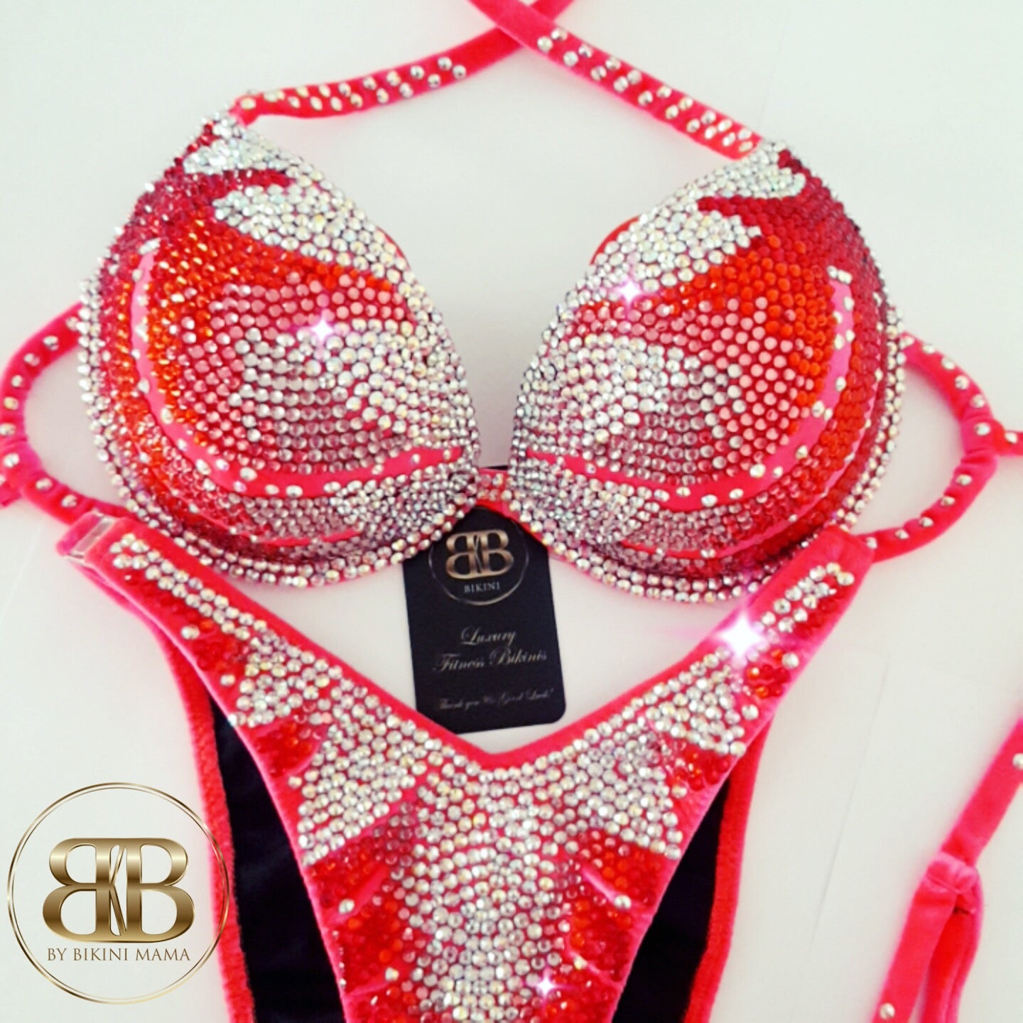 (Sophie) Neon Pink Velvet Suit – Bikini Mama Store - Competition Bikinis